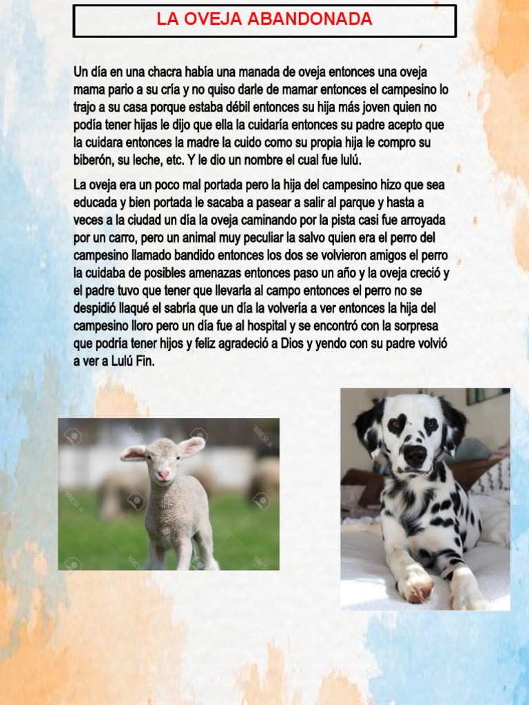 Cuento De La Oveja Perdida Pdf