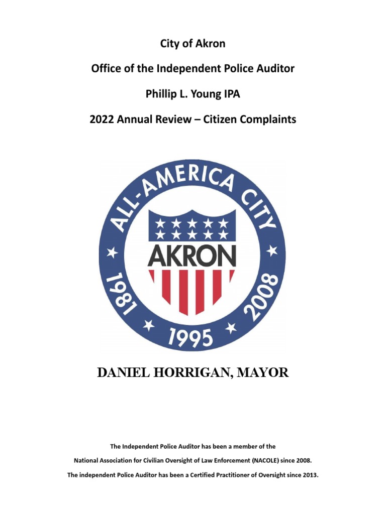 Office of The Independent Police Auditor 2022 Annual Report On ...