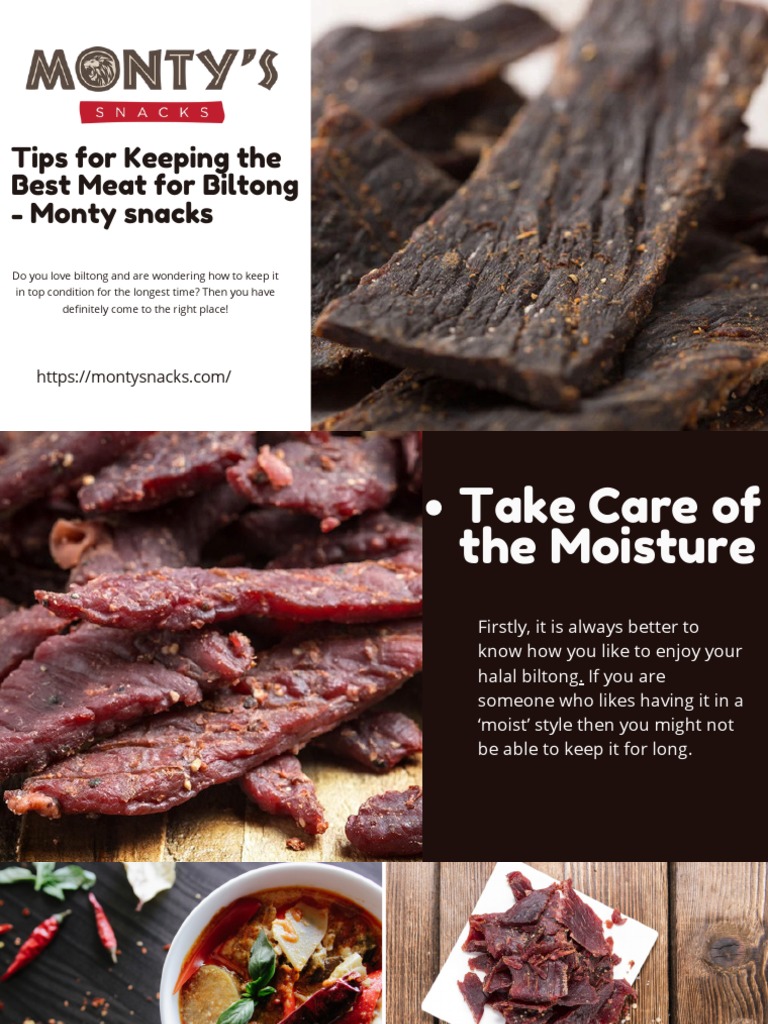 Tips For Keeping The Best Meat For Biltong - Monty Snacks | PDF