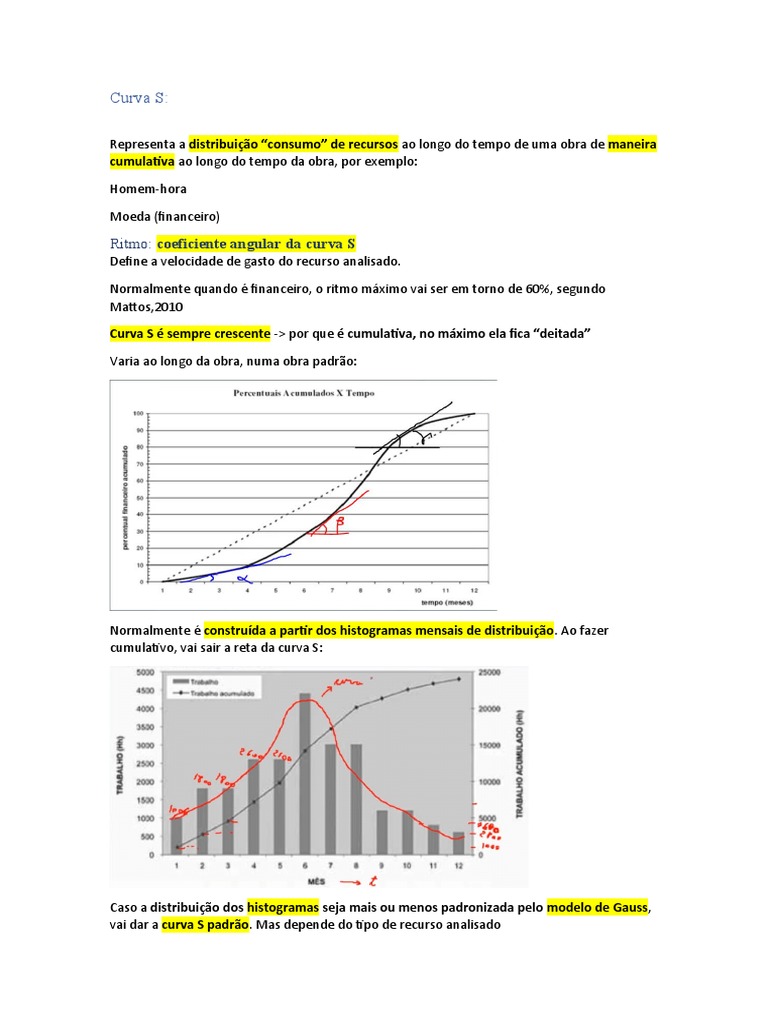 2 - Curvas S e Abc | PDF | Curva | Histograma