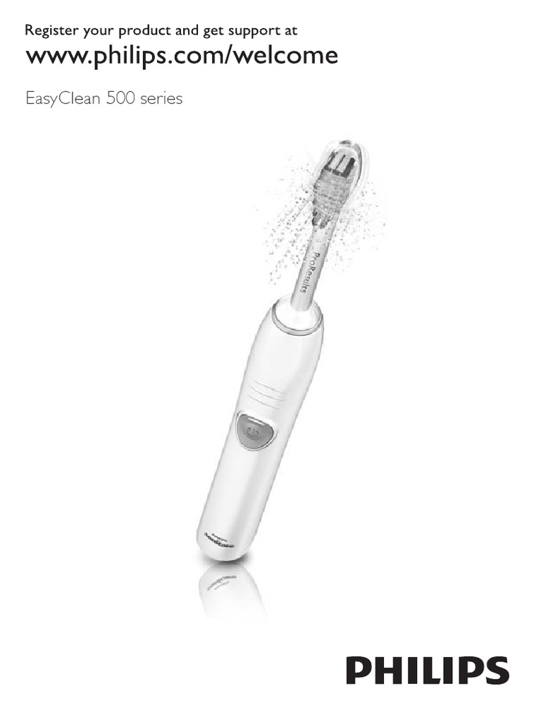 Phillips Soniccare Hx6511 50 Dfu Aen | PDF | Toothbrush | Battery Charger