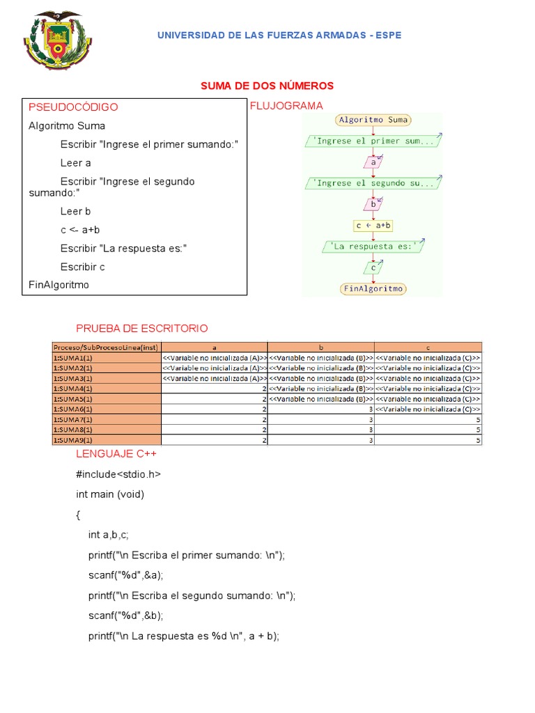 Borrador de Deber | PDF | Sustracción | Lenguaje de programación