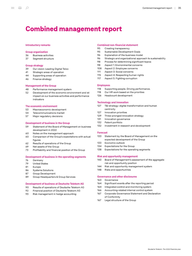 DL Combined Management Report | PDF | Computer Network | Equity (Finance)