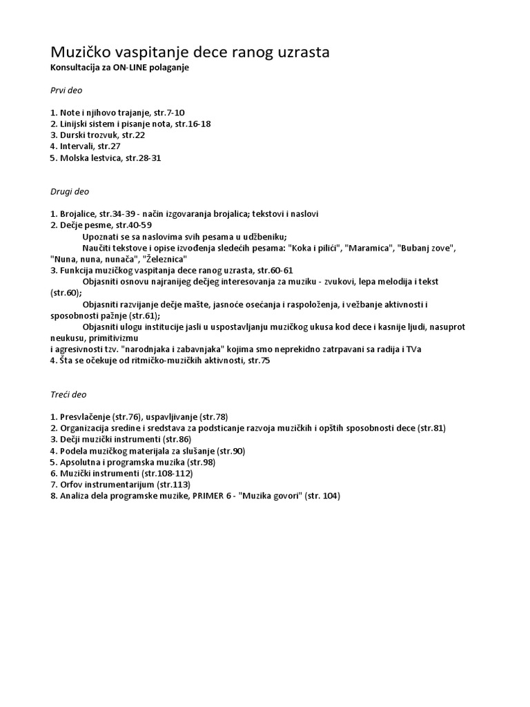 Dokumen - Tips Muzicko Vaspitanje Dece Ranog Uzrasta ...