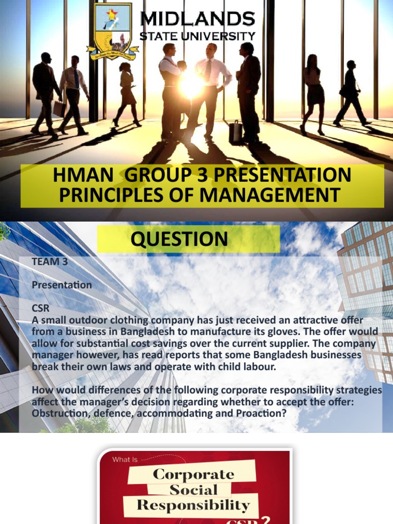 Hman Group 3 Presentation | PDF | Corporate Social Responsibility ...
