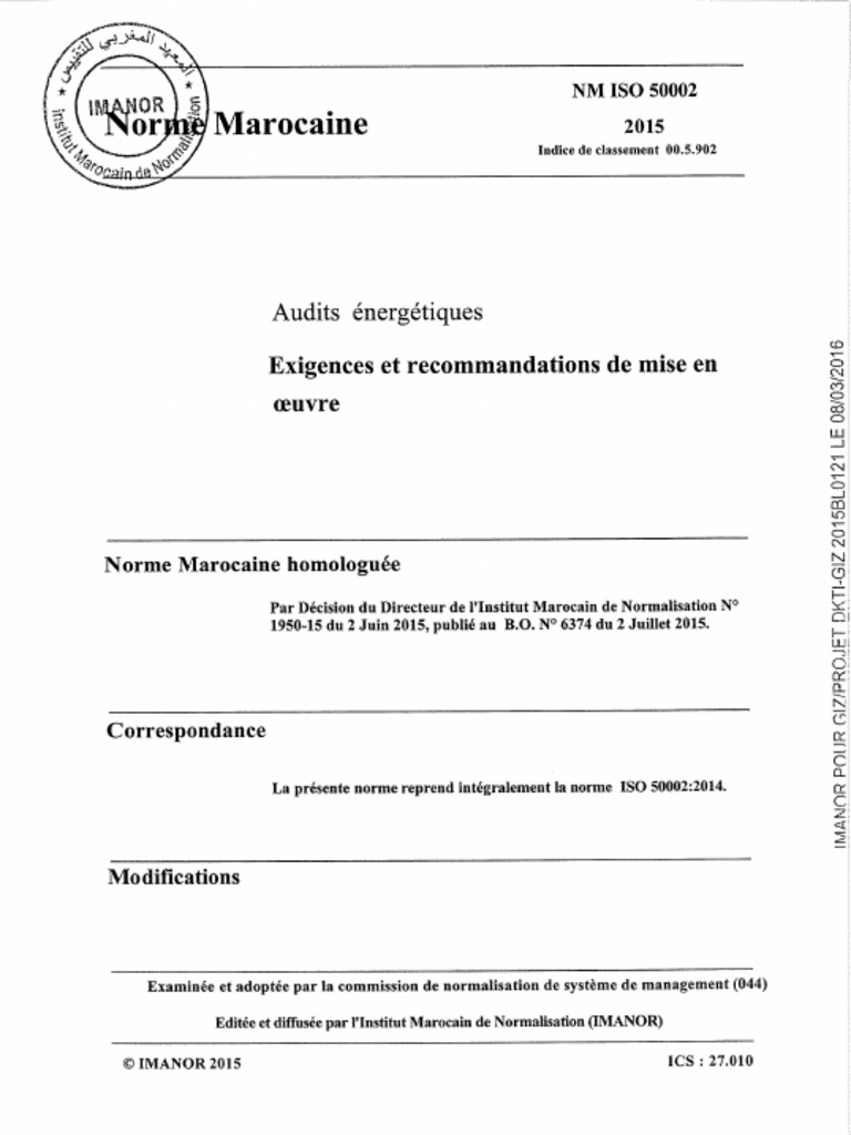 NM Iso 50002 | PDF