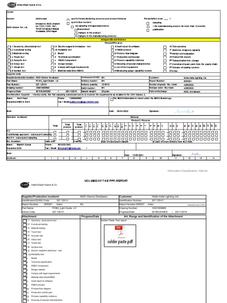 Isir001 Pcba Light Guide LH | PDF | Business Process | Physical Sciences