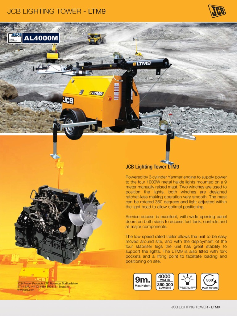 JCB_Lighting_Tower_LTM9 | PDF