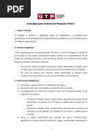 ? (AC-S13) Semana 13 - Tema 01 Tarea - Avance de Proyecto 2 (APF2) - DIBUJO PARA INGENIERIA | PDF