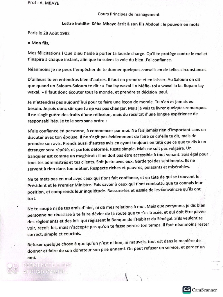 Keba A Abdoul Mbaye | PDF
