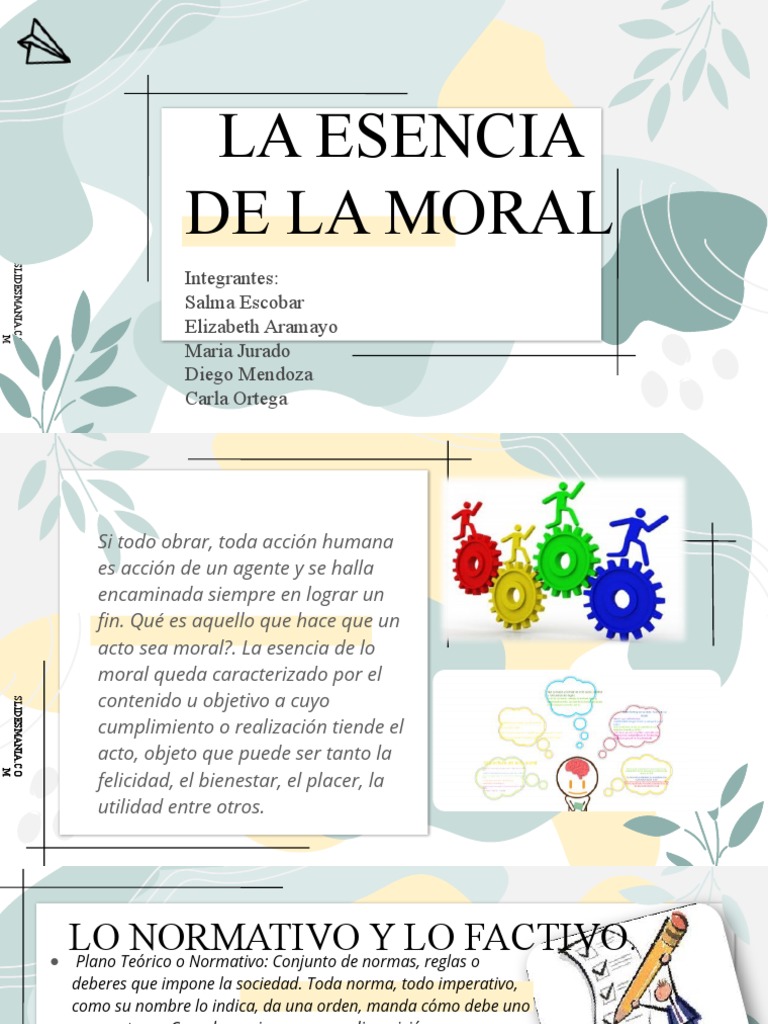 Esencia de La Moral | PDF | Moralidad | Comportamiento