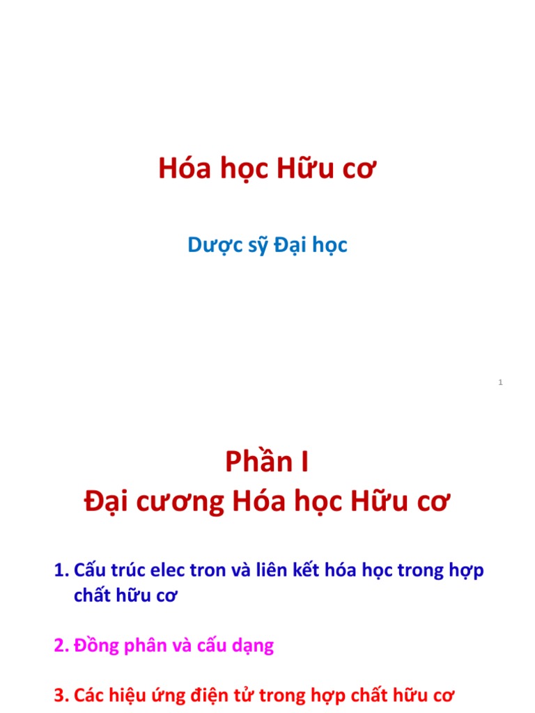 Slide Hóa H U Cơ | PDF