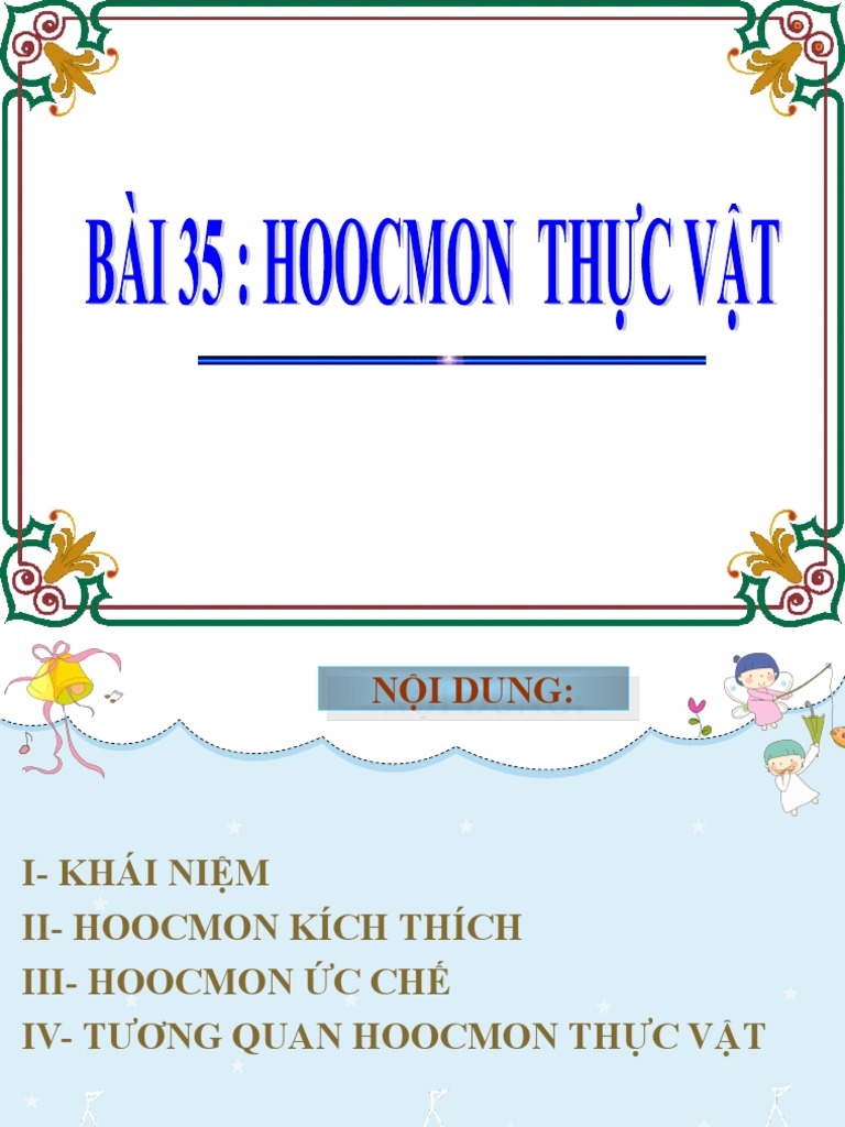 Bai 35 Hoocmon Thuc Vat | PDF