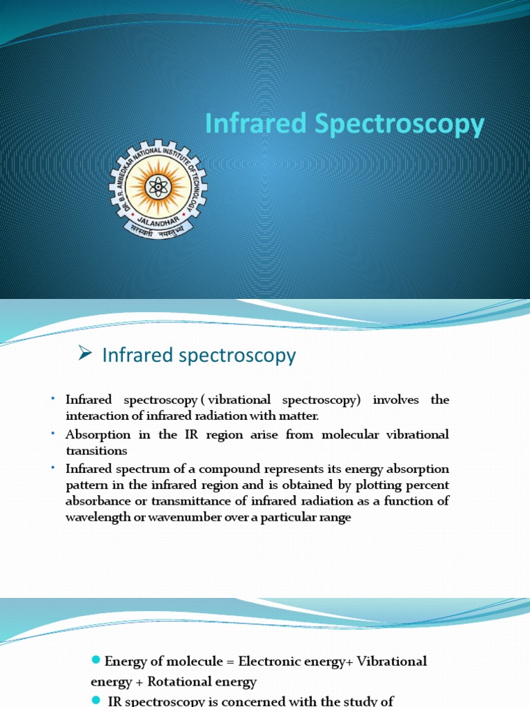 Ir Spectra | PDF | Infrared Spectroscopy | Spectroscopy