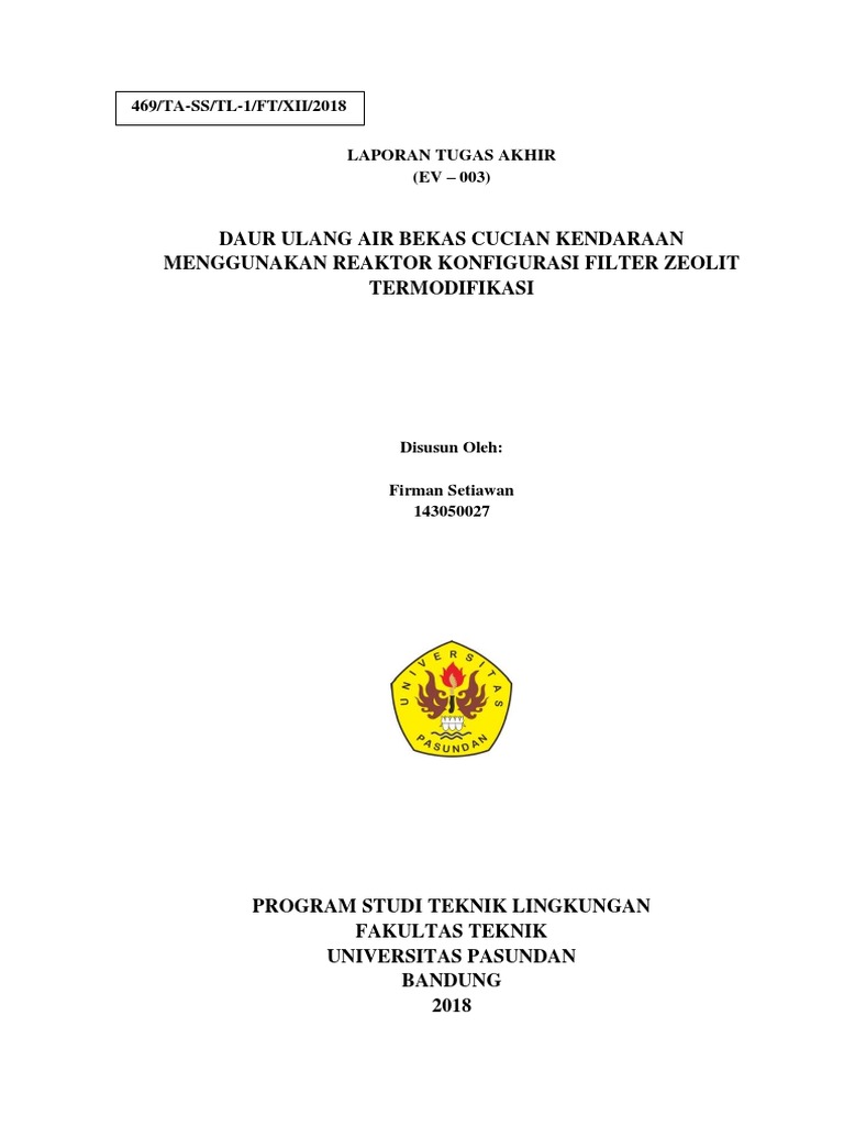 Firman Setiawan 143050027 Teknik Lingkungan Pdf