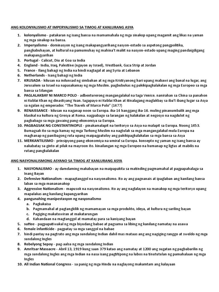 AP-reviewer Grade 7 Quarter 3 | PDF