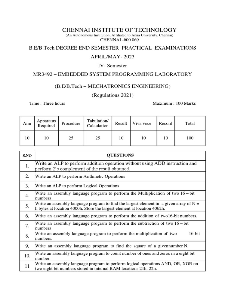 Mr3492 - Esp - Set A | PDF | Bit | Assembly Language