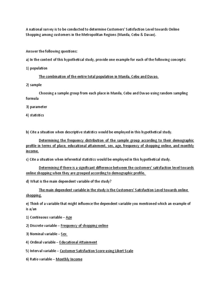 Statistics MBA | PDF