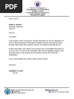 Letter of Invitation - SPTA Meeting | PDF