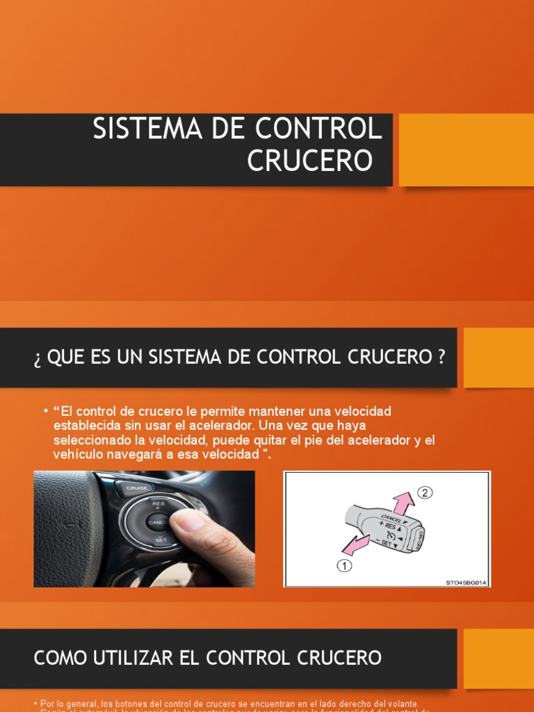 Guía del Sistema de Control Crucero | PDF | Bienes manufacturados ...