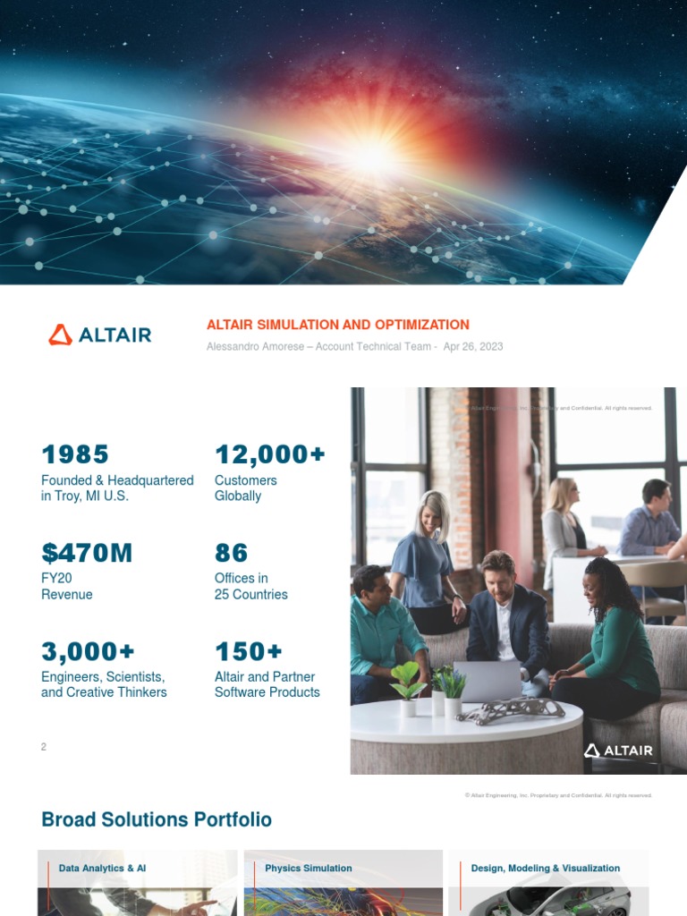 11 ALTAIR For PoliTO Cestino | PDF | Product Lifecycle | Simulation