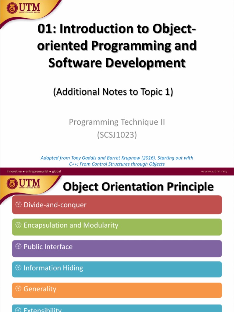 01-Introduction To OOP-Additional Notes | PDF | Object (Computer ... 01-Introduction To OOP-Additional Notes | PDF | Object (Computer ...