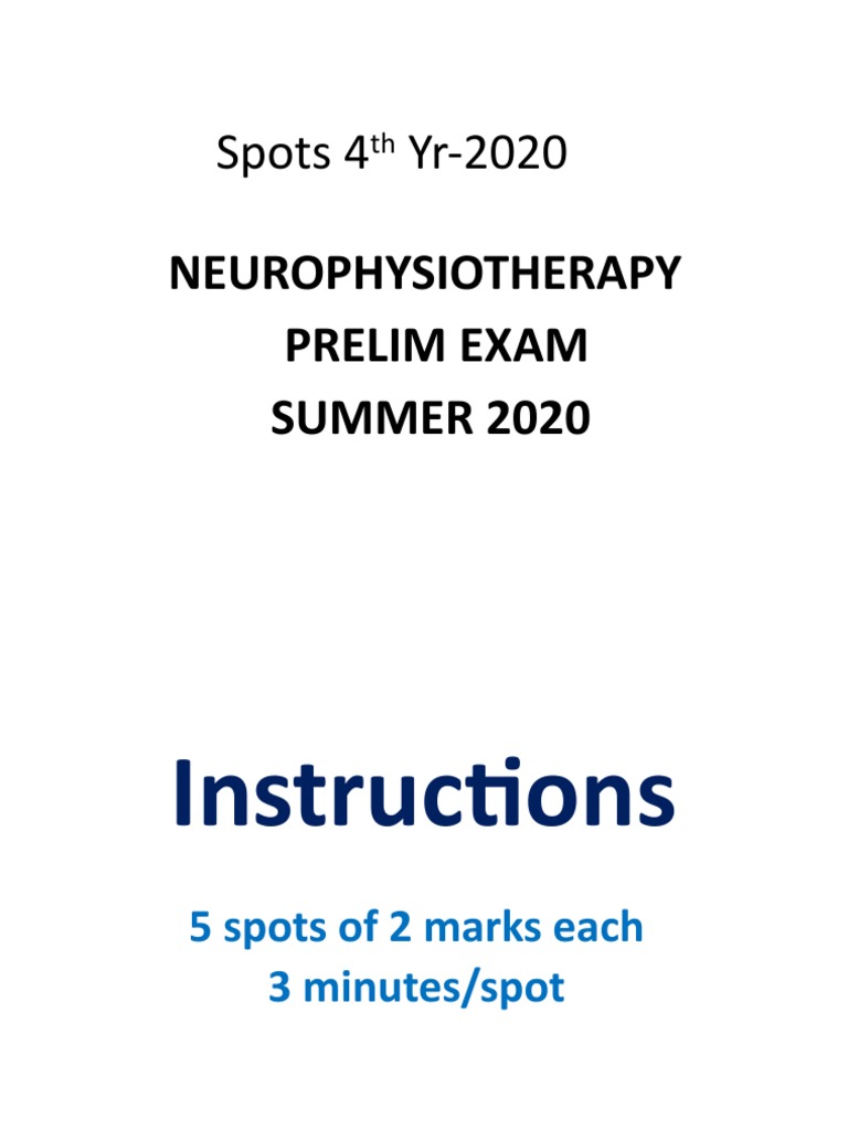 Final Year Neuro Spots | PDF
