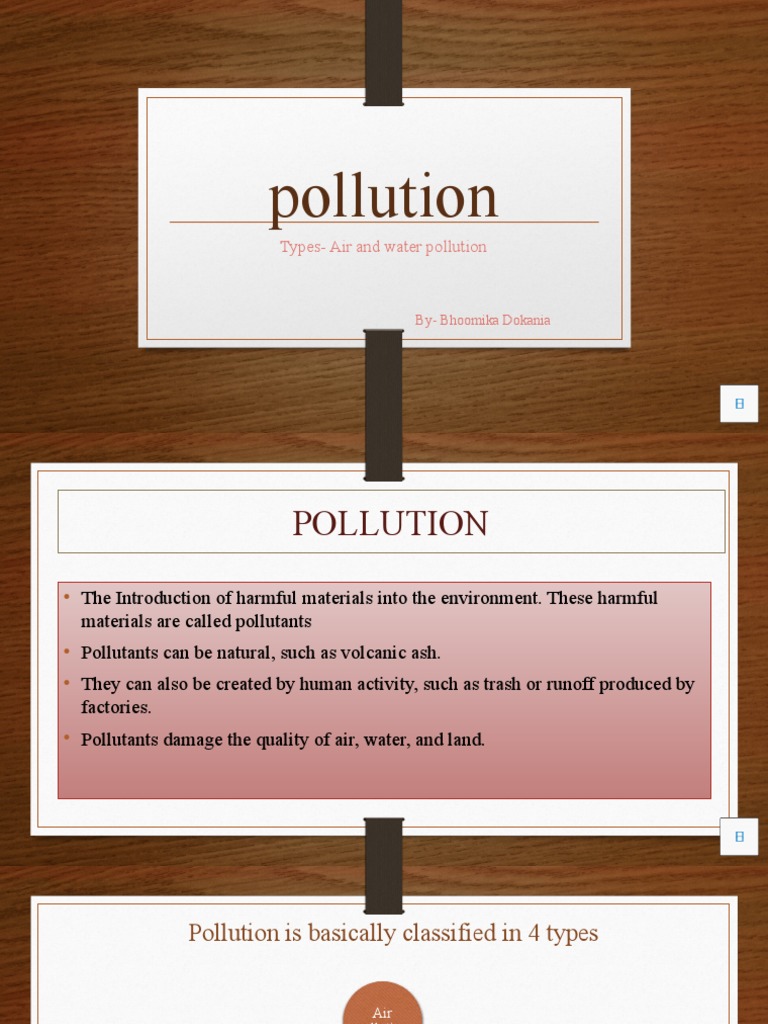 Pollution Presentation | PDF