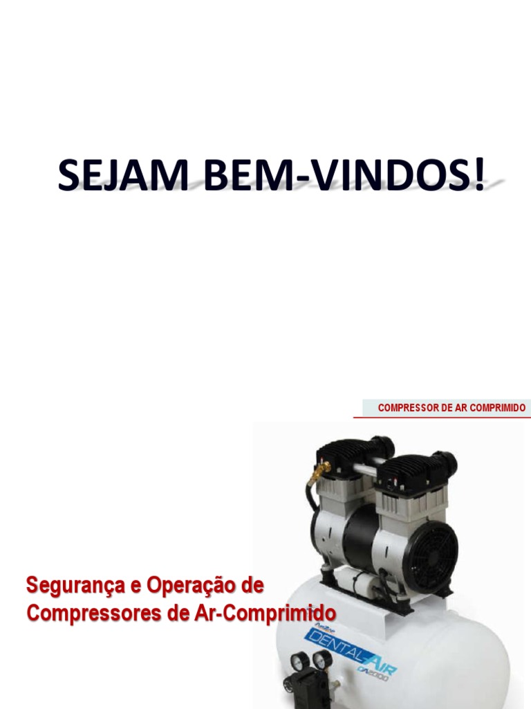 Segurança e operação de compressores de ar-comprimido | PDF | Gases ...
