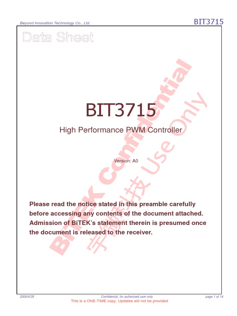 2fyl1ql5 BIT3715 | Descargar gratis PDF | Manufactured Goods ...
