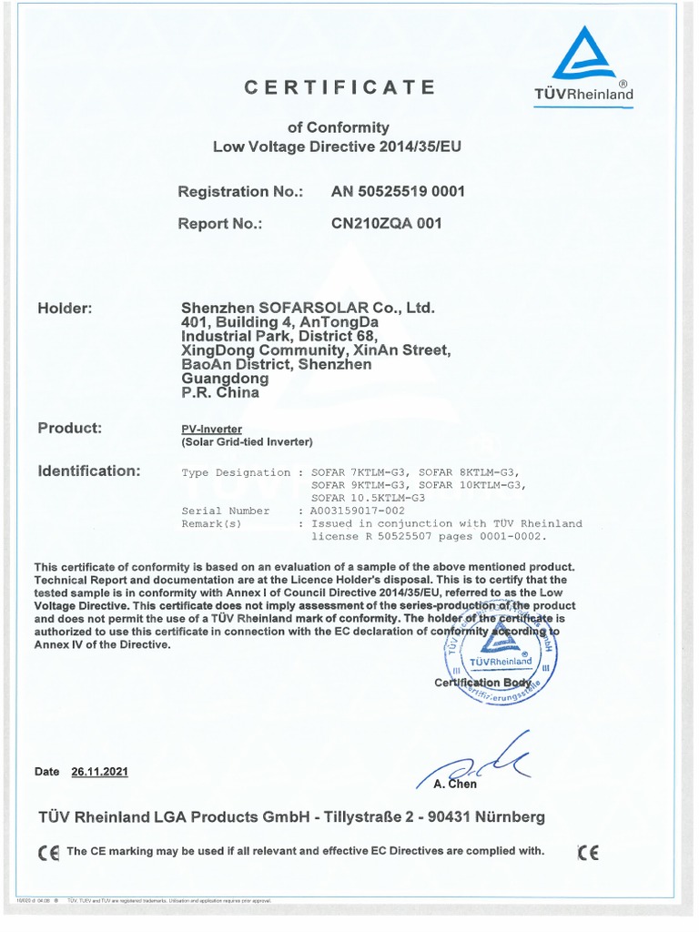 7 - 10.5KTLM-G3 - LVD Cer | PDF