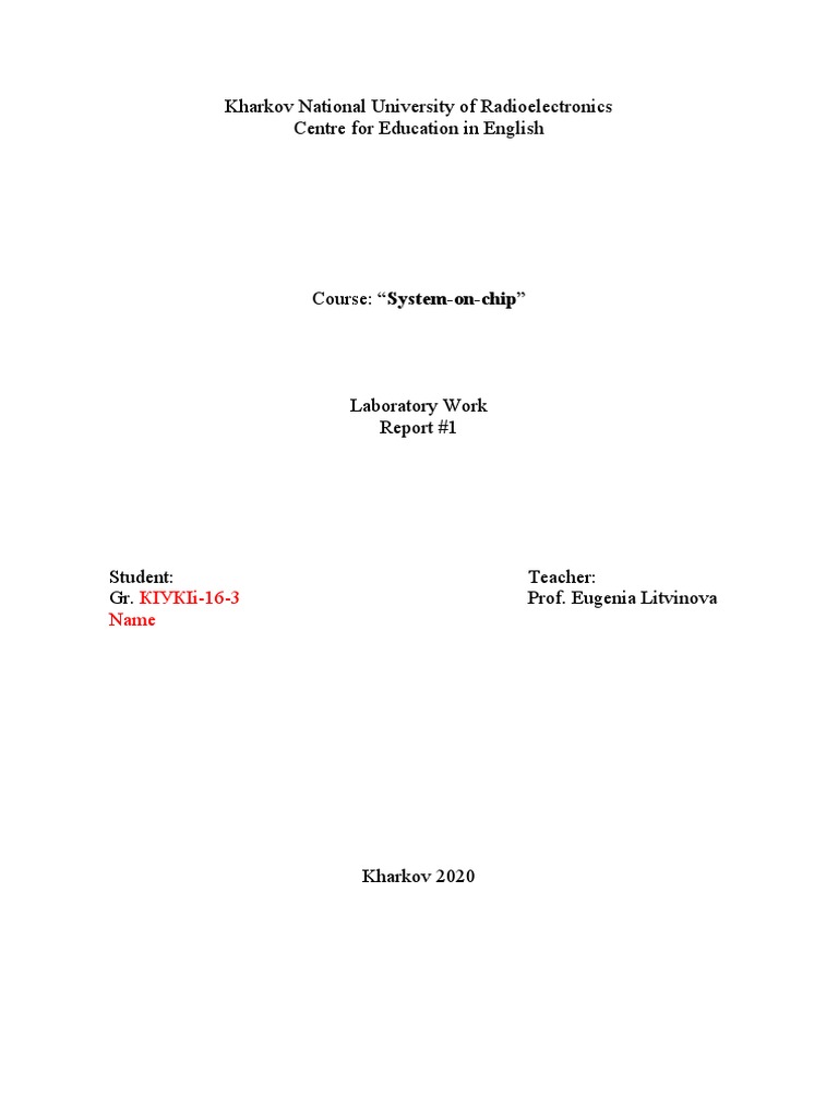 Template For Labs SoC | PDF | Software Engineering | Electronic Design