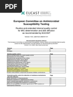 EUCAST Quality Control Guidelines 2024 | PDF | Antimicrobial Resistance ...