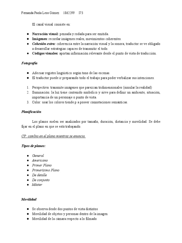 Análisis del Canal Visual en Traducción | PDF | Traducciones | Imagen