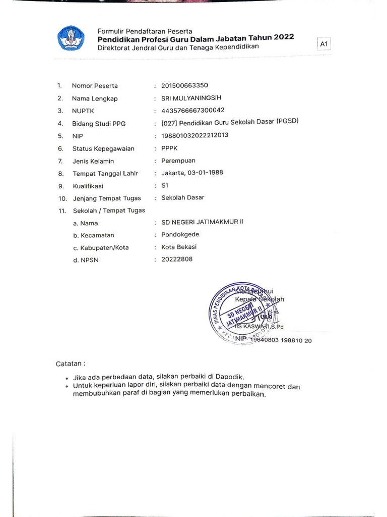 A1 PPG DALAM JABATAN | PDF