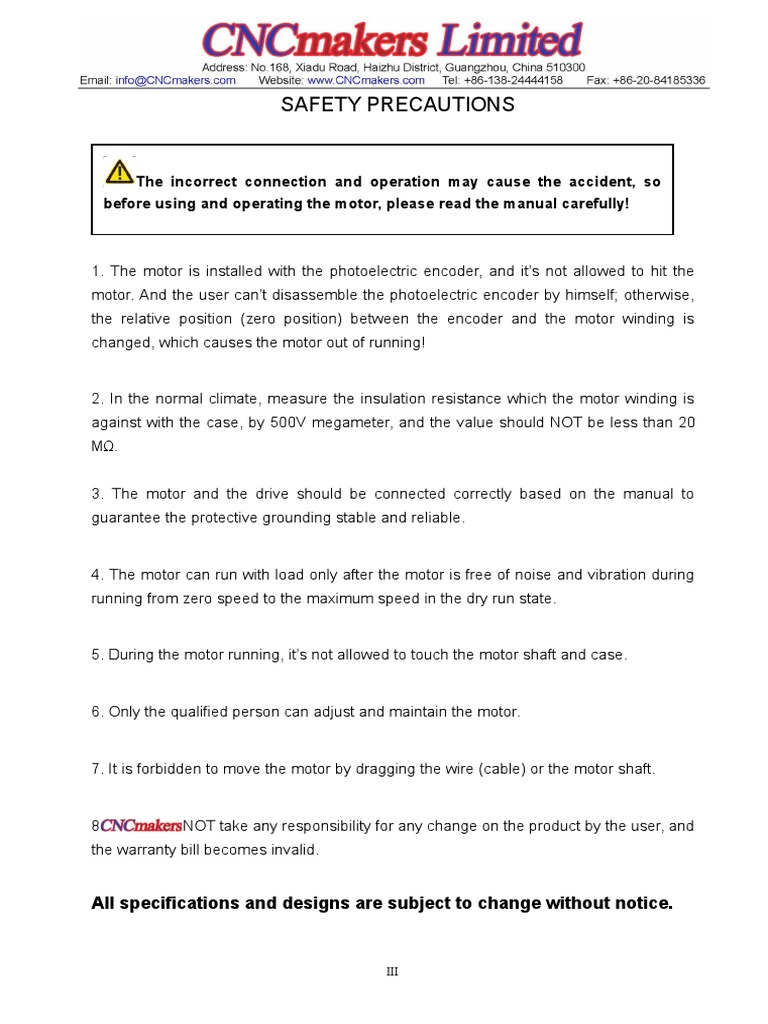Sjt Series Ac Servo Motor User Manual Pdf Electric Motor Alternating Current