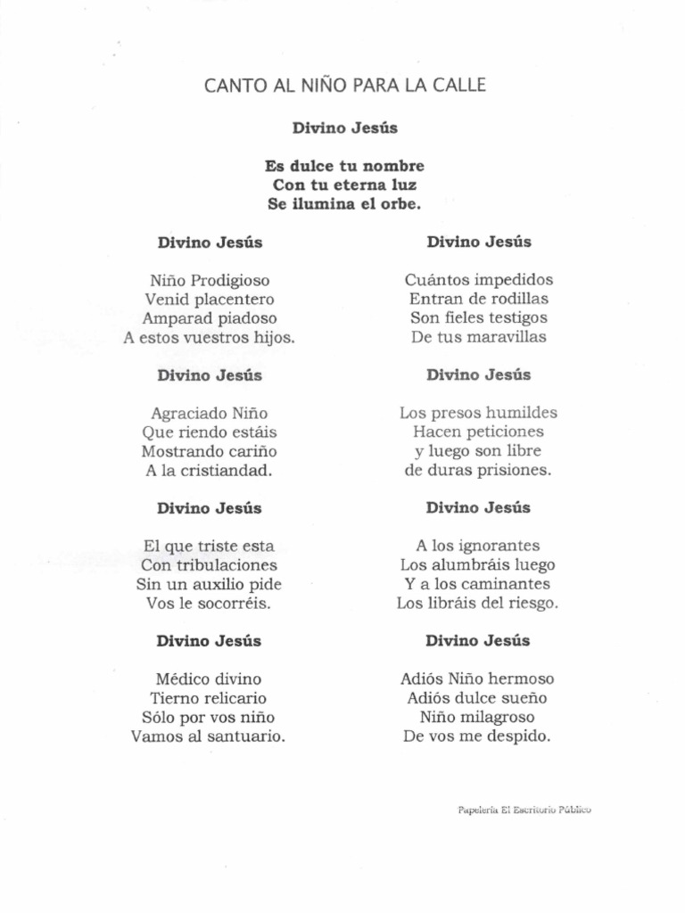Cantos de Niño Dios | PDF