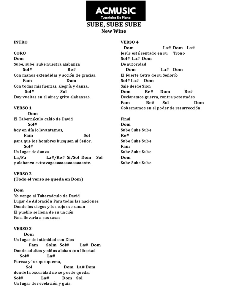 Sube, Sube, Sube | PDF