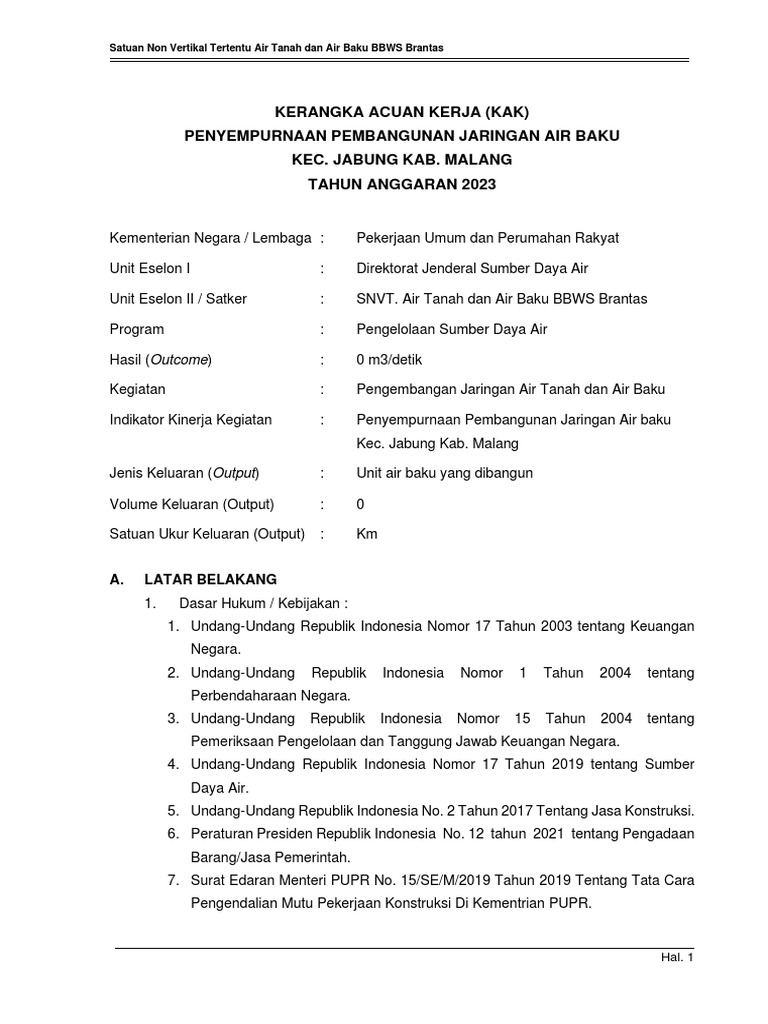 Kak Jabung Ta 2023 Sop4 | PDF | Teknologi & Rekayasa