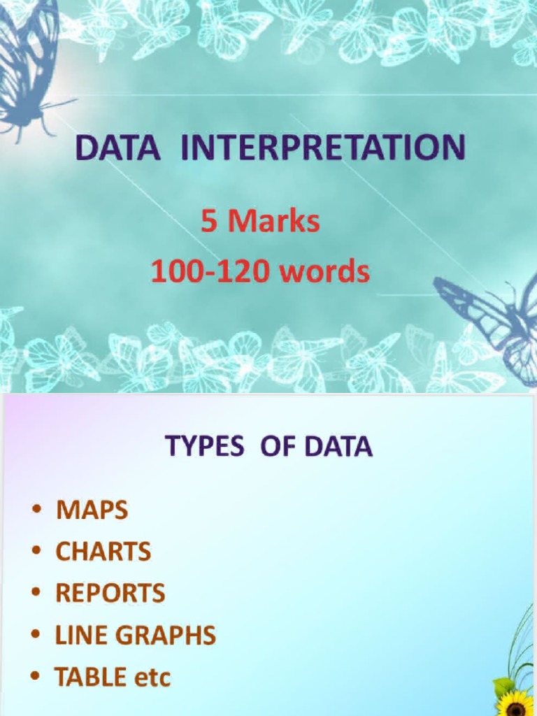 DATA INTERPRETATION | PDF