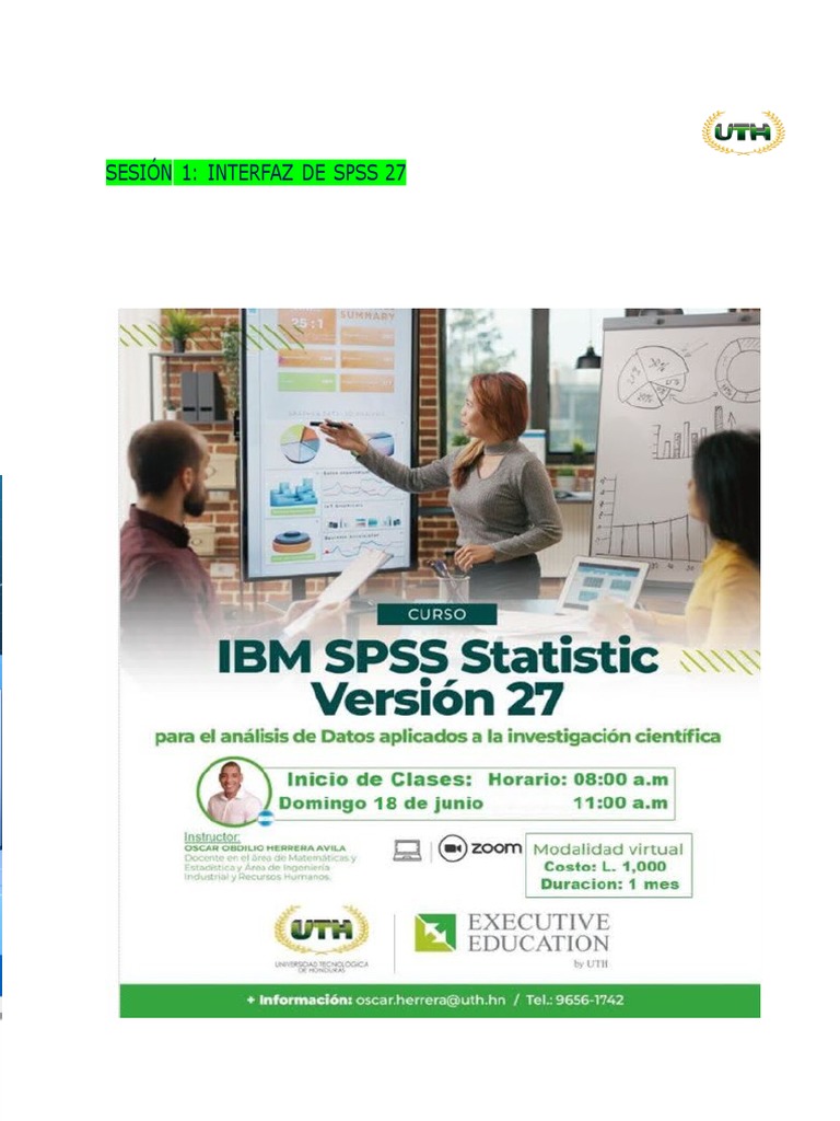 Introduccion Al SPSS 27 | PDF | Spss | Ventana (informática)
