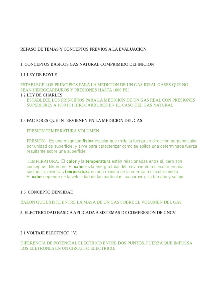 Resumen Conceptos Basicos Primera Parte | PDF | Electricidad | Energia electrica