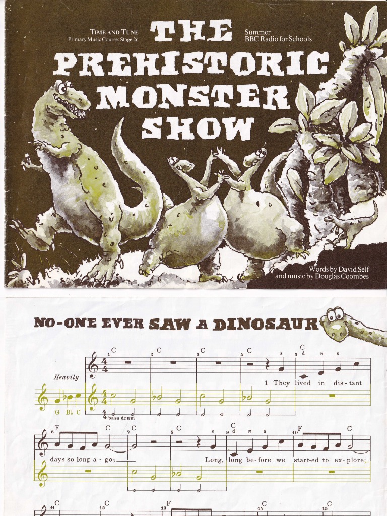 BBC Time and Tune The Prehistoric Monster Show | PDF | Percussion ...