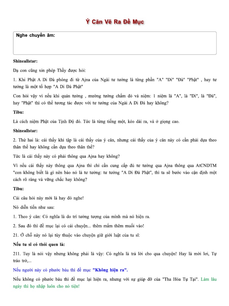 Y Can Ve Ra de Muc | PDF