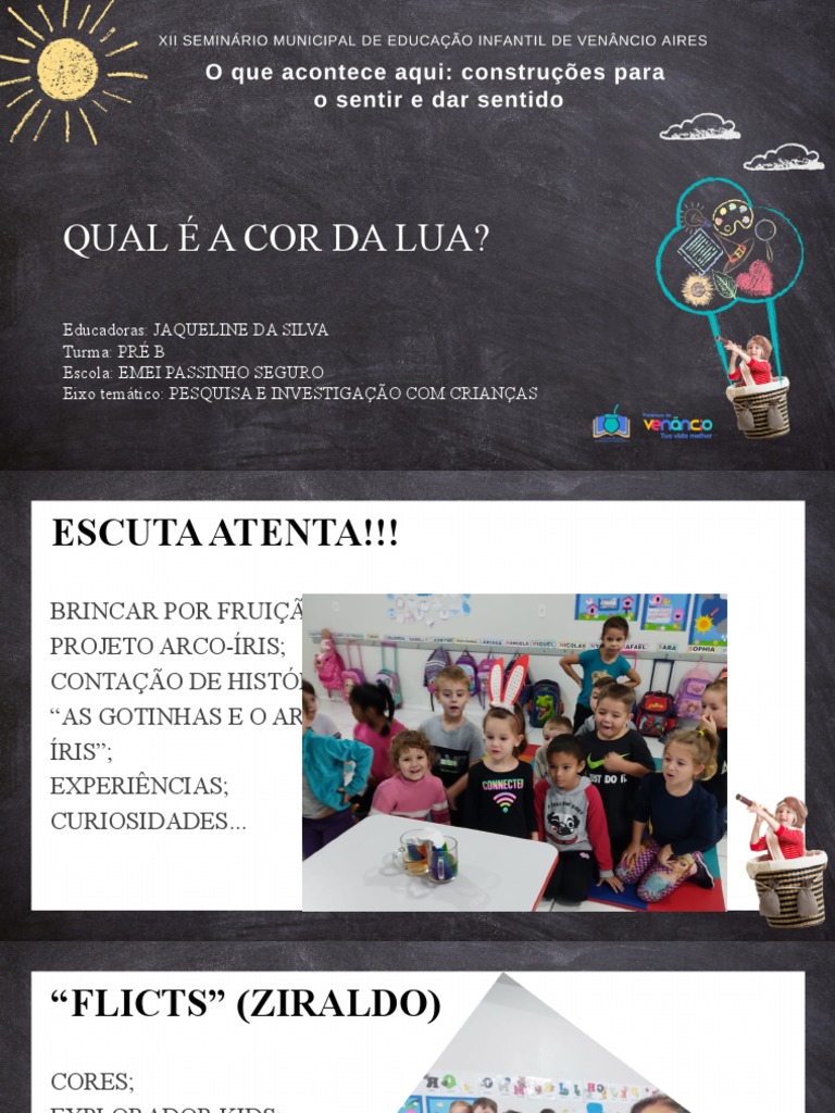 Qual é a cor da lua? | PDF | Lua | Cor