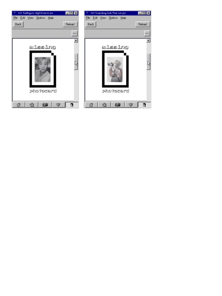 Missing Photocard Template | PDF