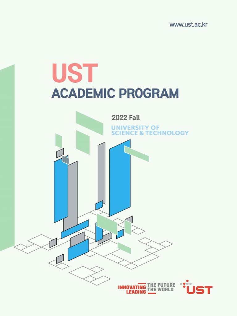 2022학년도 후기 Ust 학사매뉴얼 (영문) | PDF | Academic Degree | Thesis