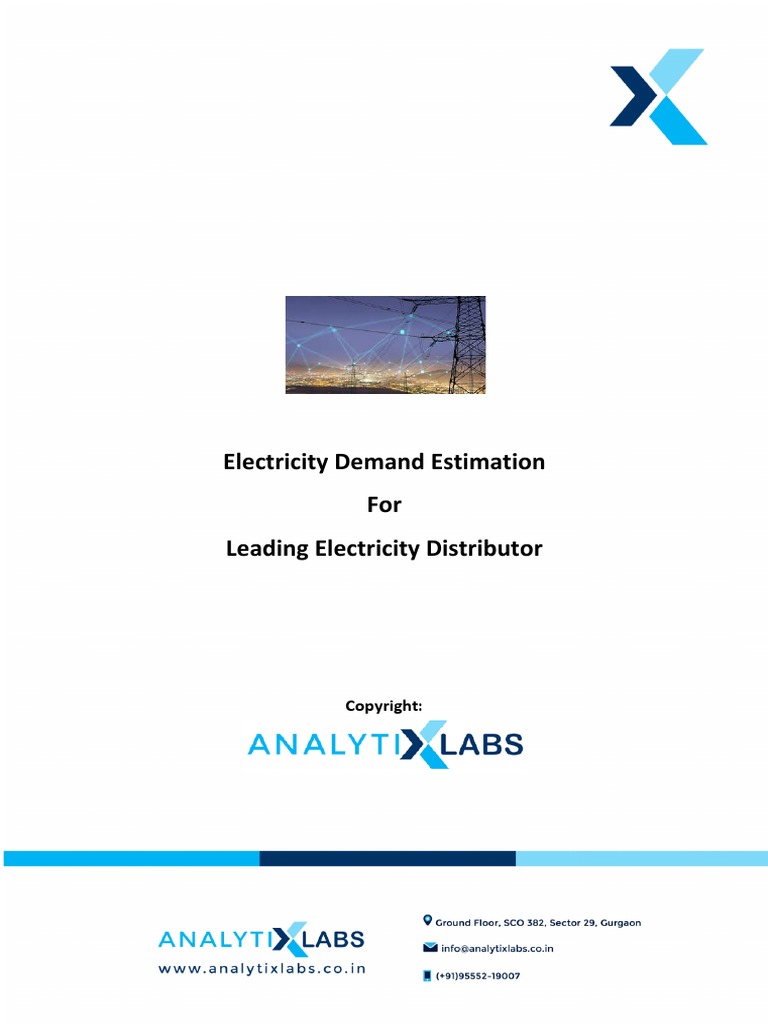 Final Capstone Project - Demand Estimation | PDF