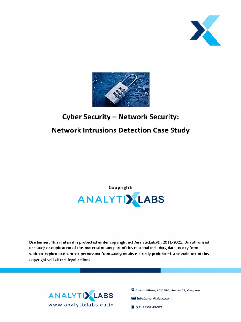 Cyber Security - Network Intrusion Case Study | Download Free PDF ...