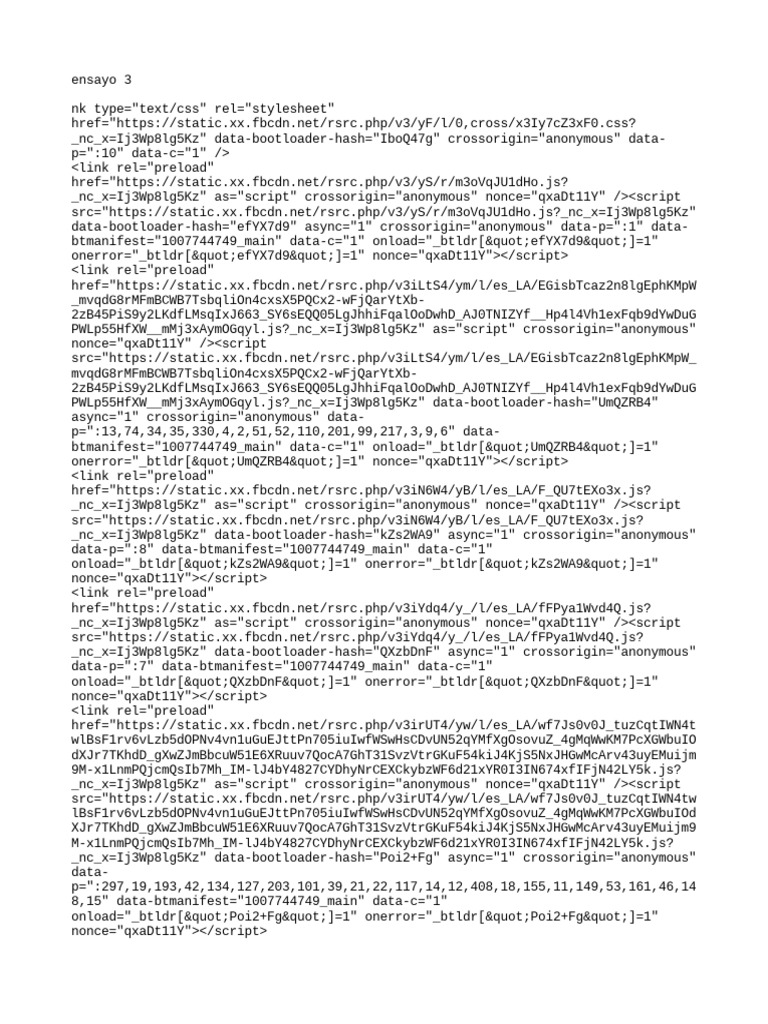 Ensayo 3 | PDF | Web Standards